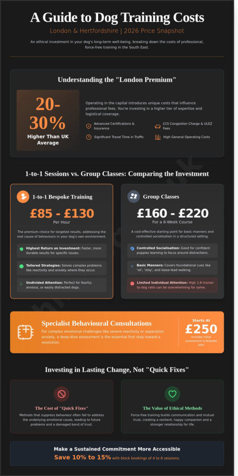 Dog Training Cost in London & Hertfordshire: 2026 Price Guide - H and H ...